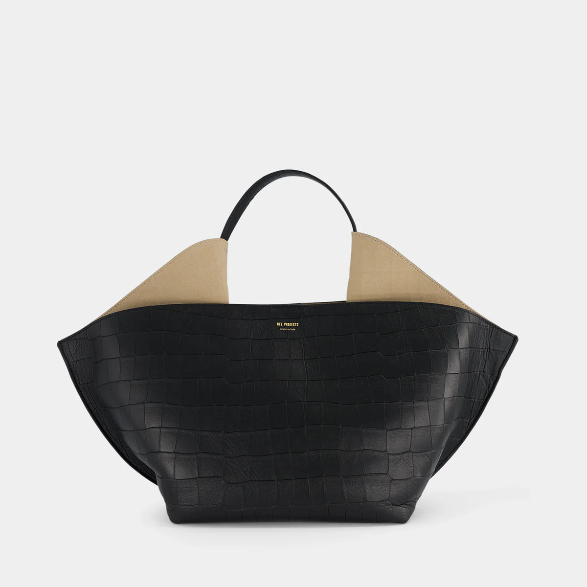Ree Projects Black Croc Ann Tote – Enes Antwerp